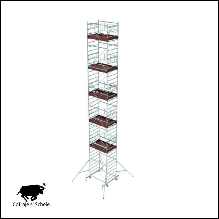 SCHELA otel SYSTEM EN1004-1 12,5m inaltime