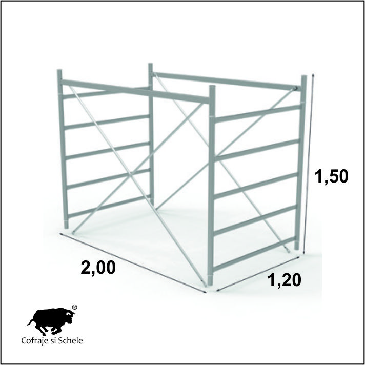 Turn schela otel System 150x120x200cm